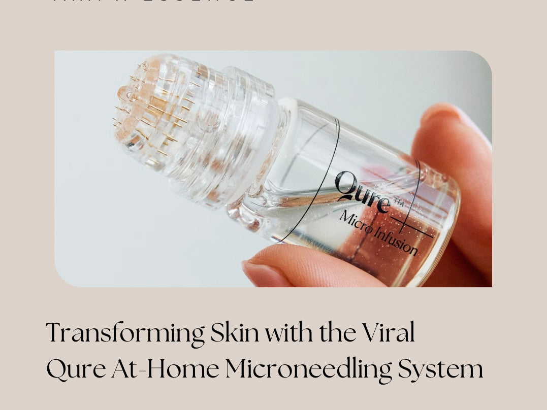 Transforming Skin with the Viral Qure At-Home Microneedling System ...