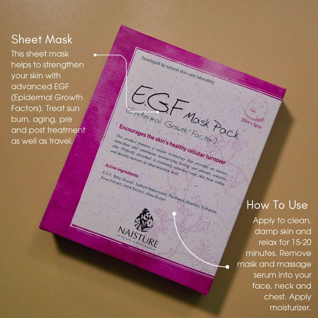 EGF Sheet Mask (5 Pack) – Ara x Essence